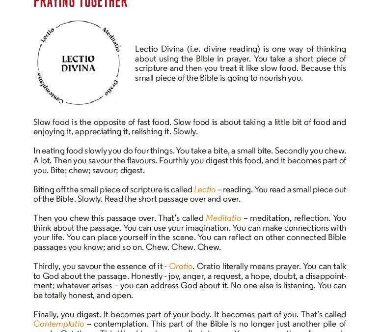 session-1-lectio-divina | Faith Empowered